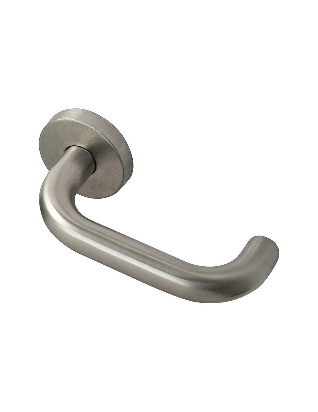 Manivela -U- 810 con roseta Redonda Acero Inox